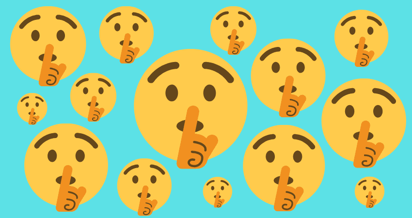 Ermahnender Smiley 🤫 Bedeutungen | Chats | Kopieren