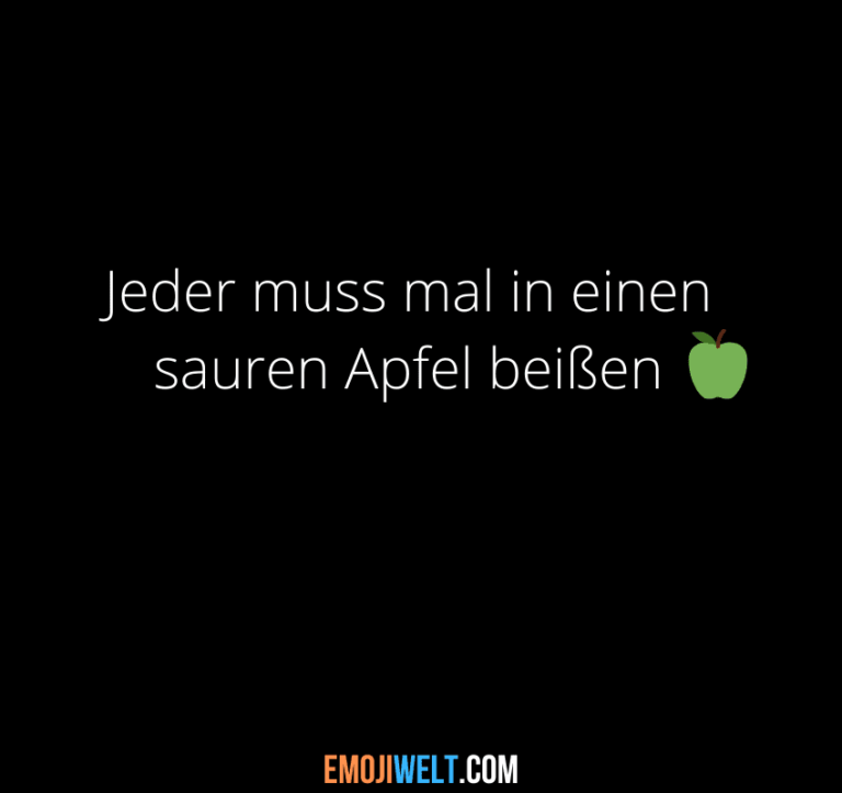 Grüner Apfel Emoji 🍏 Bedeutungen | Chats | Kopieren & Einfügen