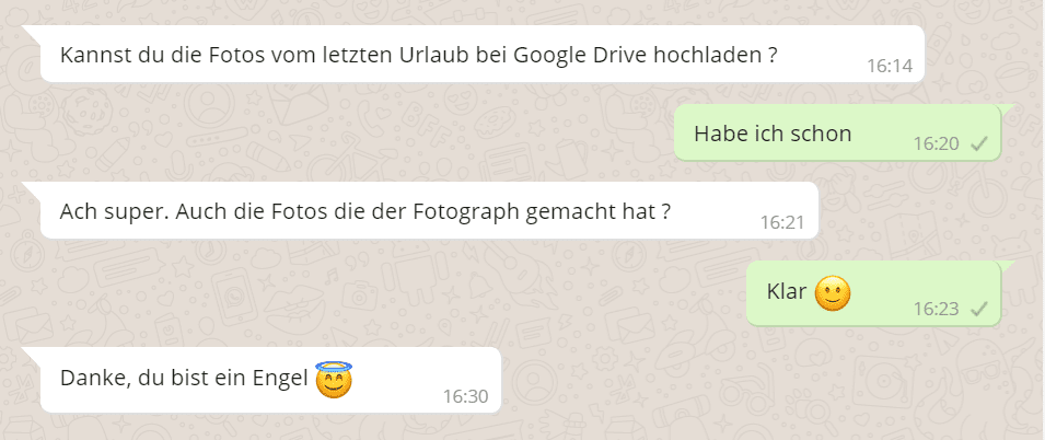 Lächelnder Smiley mit Heiligenschein 😇 Bedeutungen | Chats