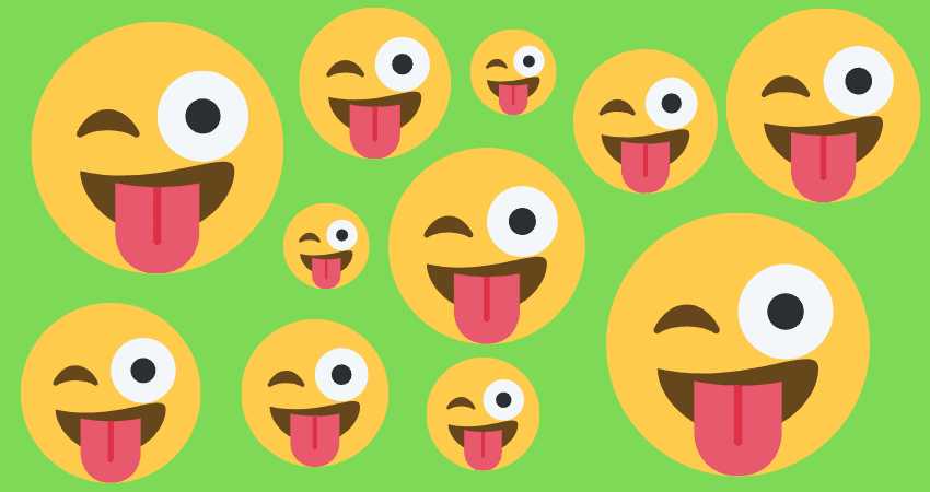 Zwinkernder Smiley mit herausgestreckter Zunge 😜 Bedeutungen